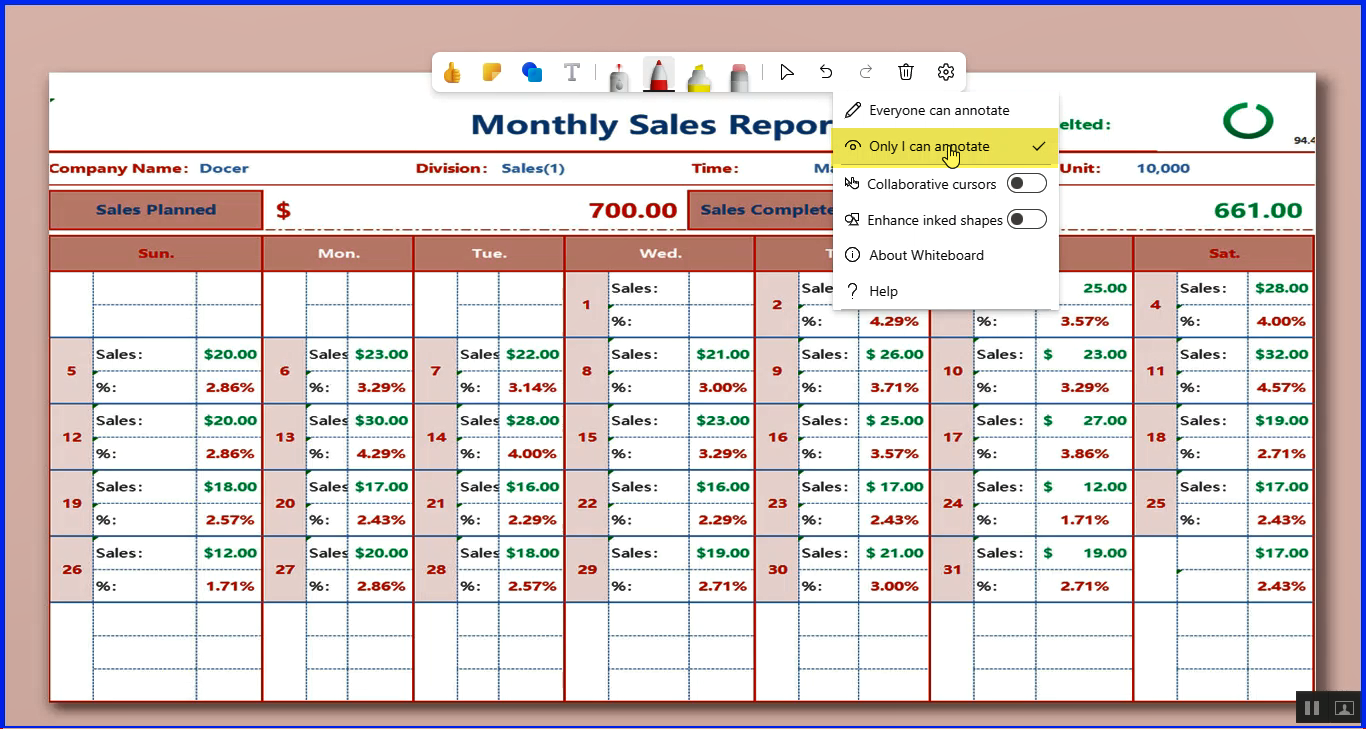 Collaborative Annotation in Microsoft Teams