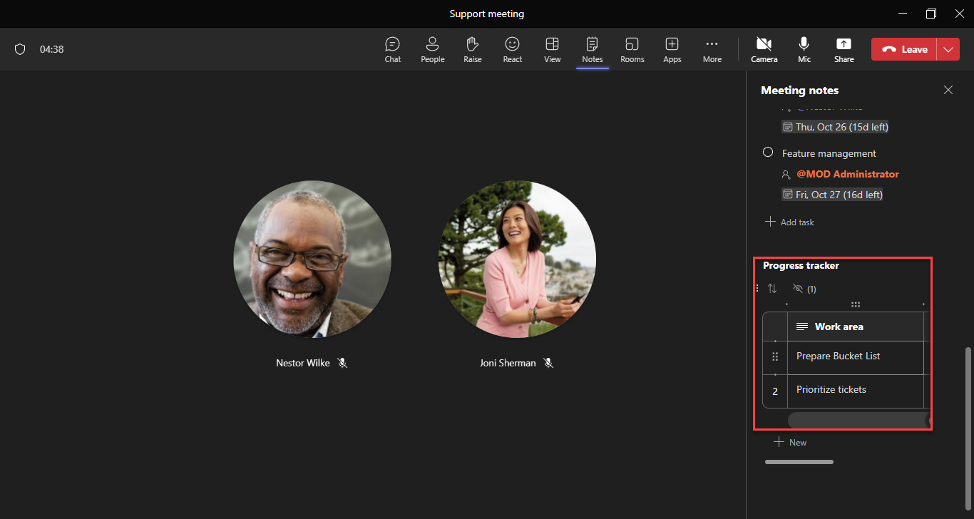 Collaborative Meeting Notes in Microsoft Teams Meetings