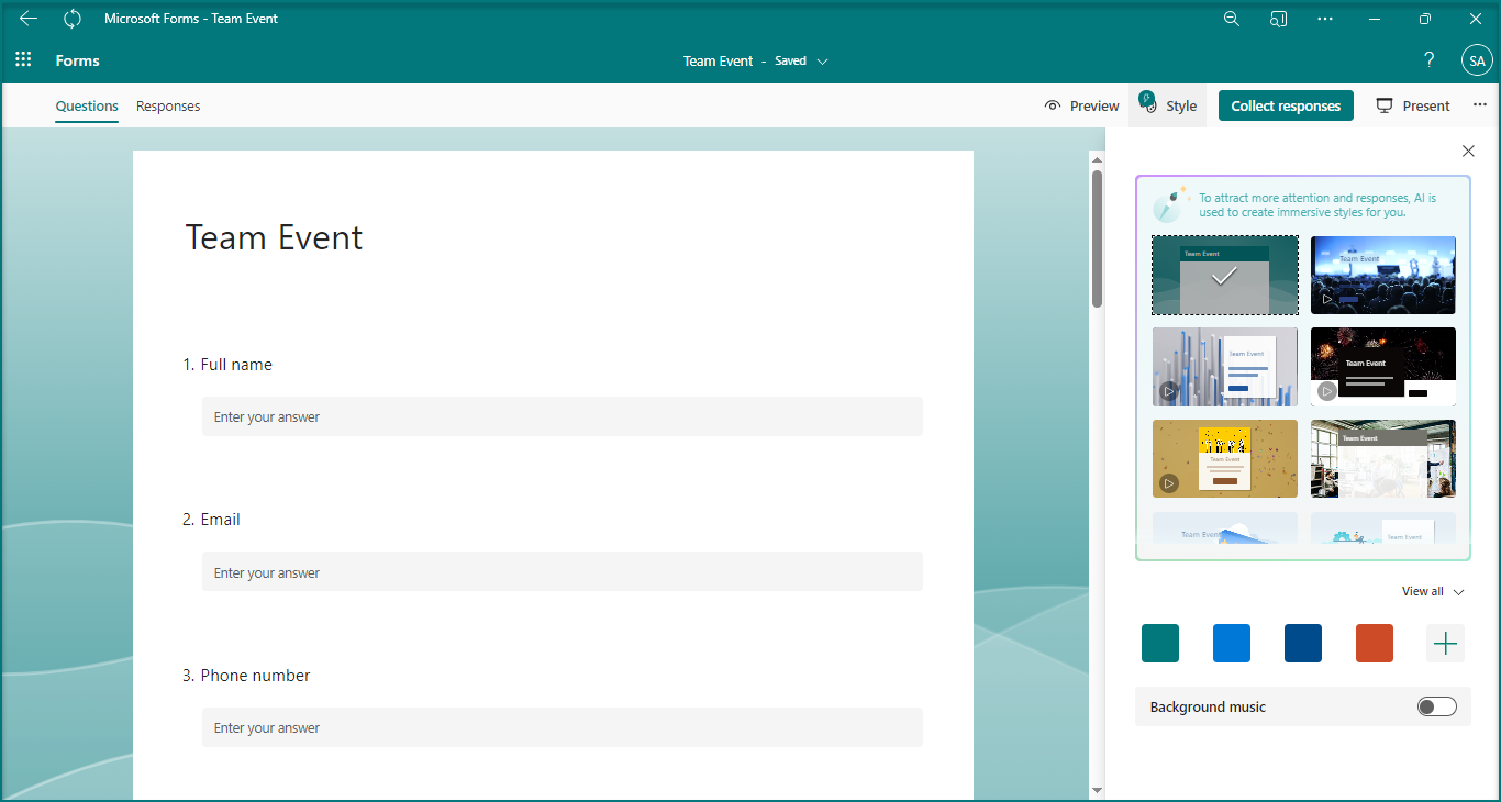 New Microsoft Forms App: Quick Form Creation on Desktop